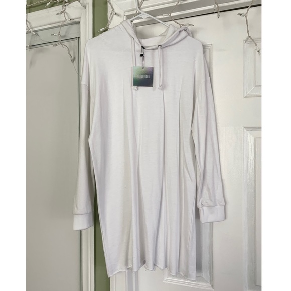 Missguided | Dresses | Nwt Misguided Oversized Hooded Sweater Dress ...